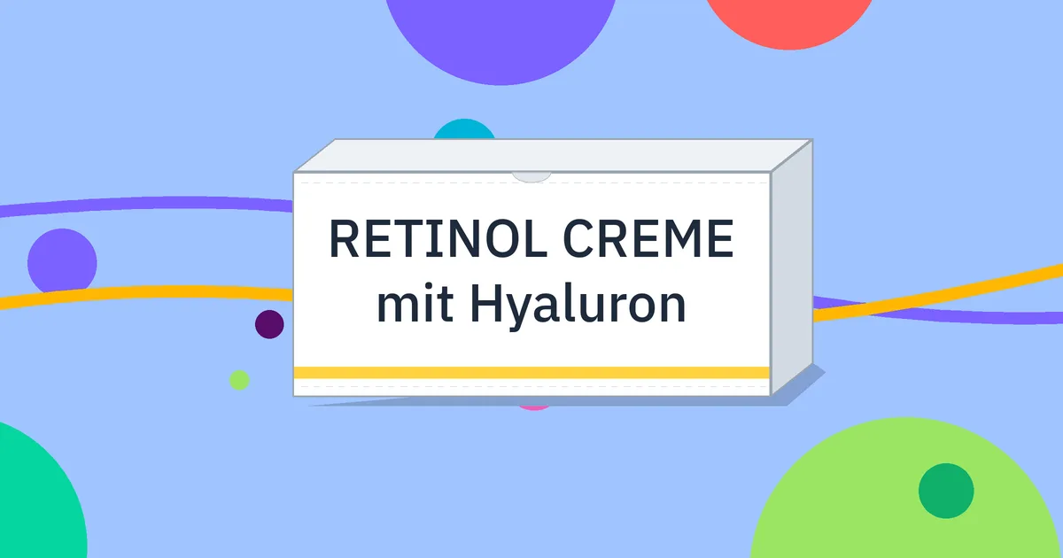 Symbolbild: Packung mit der Aufschrift RETINOL CREME mit Hyaluron (PZN 15408244) – Verfügbarkeit und Bezug in Apotheken in Frankfurt am Main