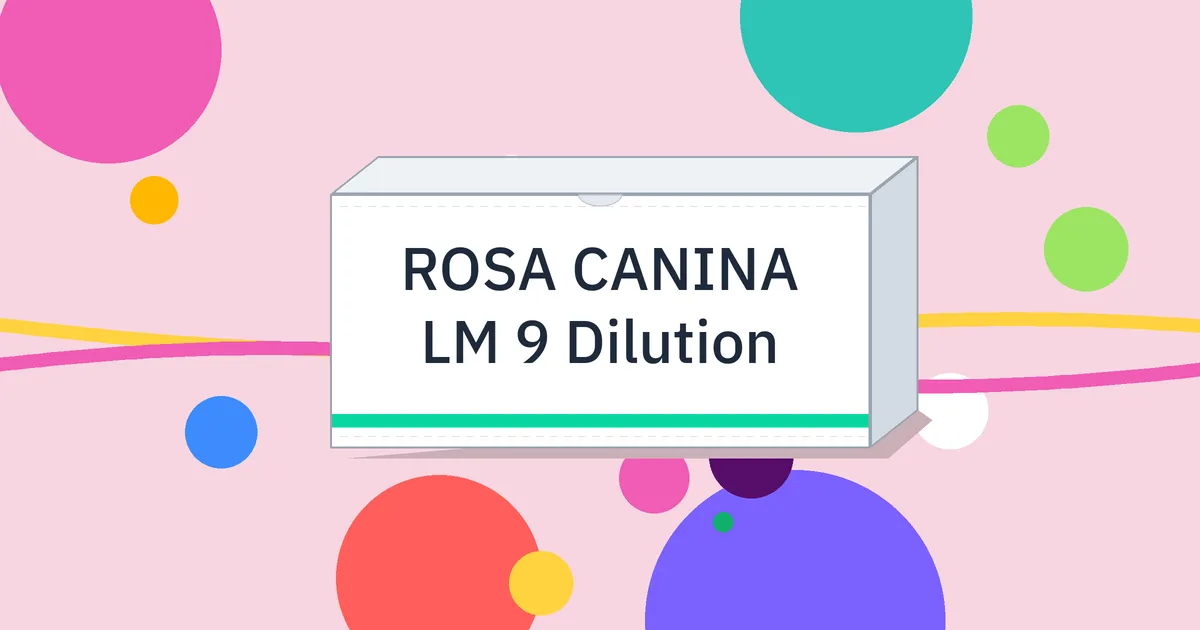 Symbolbild: Packung mit der Aufschrift ROSA CANINA LM 9 Dilution (PZN 13055310) – Verfügbarkeit und Bezug in Apotheken in Frankfurt am Main