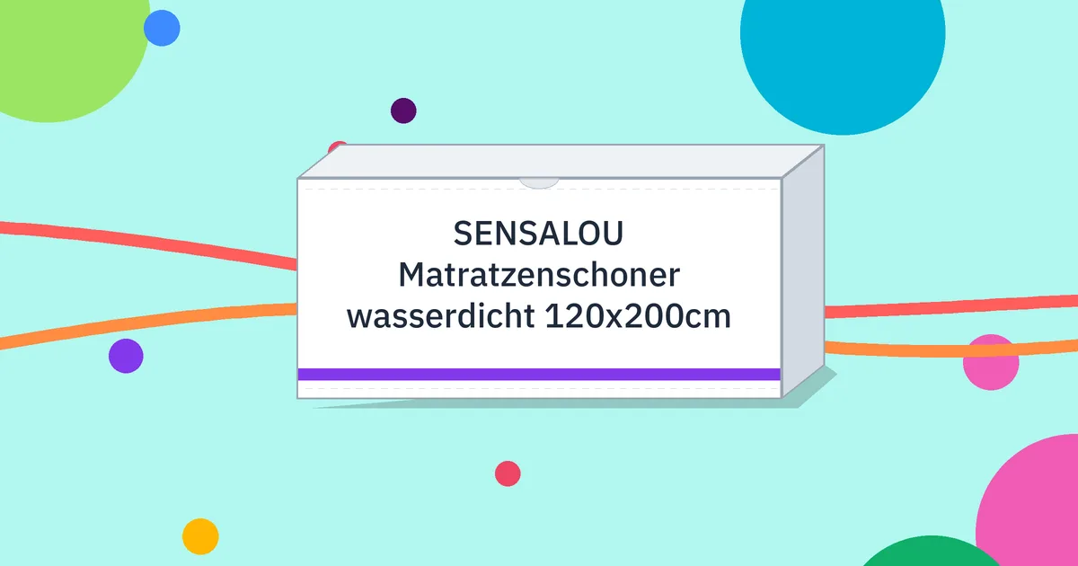 Symbolbild: Packung mit der Aufschrift SENSALOU Matratzenschoner wasserdicht 120x200cm (PZN 19227686) – Verfügbarkeit und Bezug in Apotheken in Frankfurt am Main