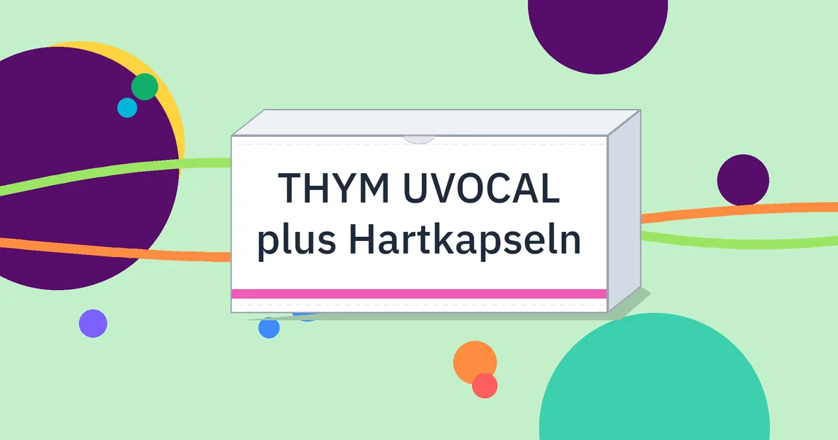 Symbolbild: Packung mit der Aufschrift THYM UVOCAL plus Hartkapseln (PZN 05917654) – Verfügbarkeit und Bezug in Apotheken in Frankfurt am Main