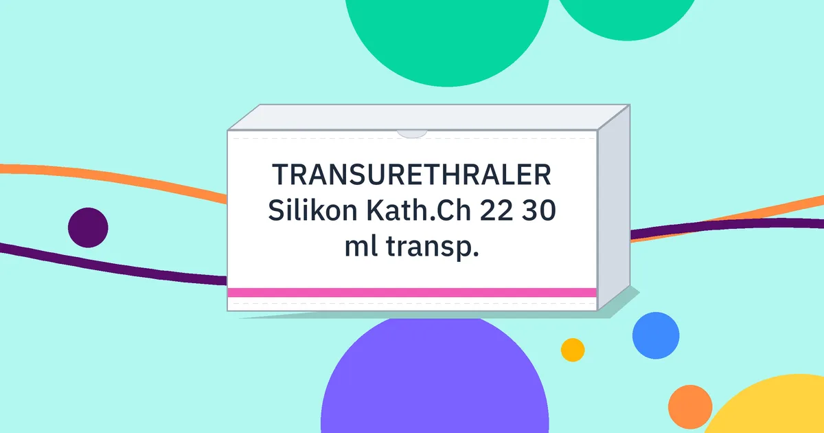 Symbolbild: Packung mit der Aufschrift TRANSURETHRALER Silikon Kath.Ch 22 30 ml transp. (PZN 13163732) – Verfügbarkeit und Bezug in Apotheken in Frankfurt am Main