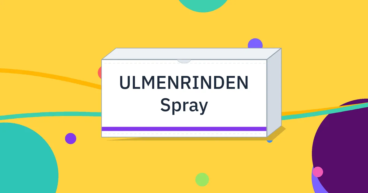 Symbolbild: Packung mit der Aufschrift ULMENRINDEN Spray (PZN 11713826) – Verfügbarkeit und Bezug in Apotheken in Frankfurt am Main