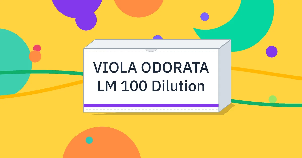 Symbolbild: Packung mit der Aufschrift VIOLA ODORATA LM 100 Dilution (PZN 13275862) – Verfügbarkeit und Bezug in Apotheken in Frankfurt am Main