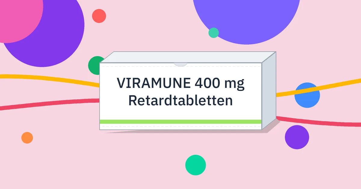 Symbolbild: Packung mit der Aufschrift VIRAMUNE 400 mg Retardtabletten (PZN 09704642) – Verfügbarkeit und Bezug in Apotheken in Frankfurt am Main