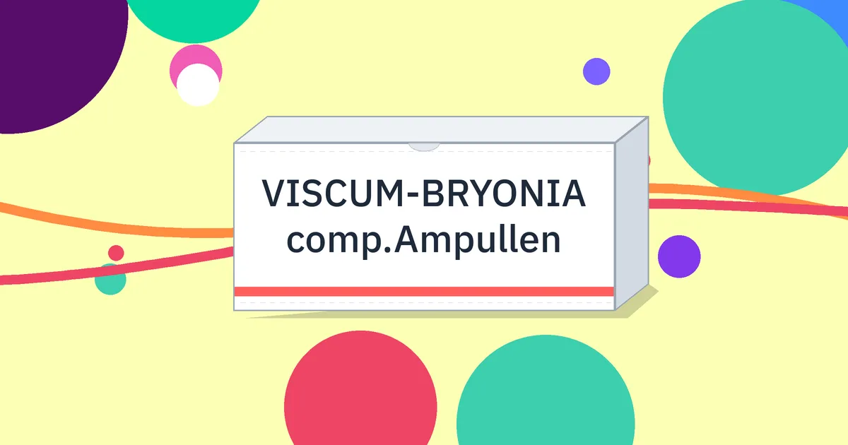 Symbolbild: Packung mit der Aufschrift VISCUM-BRYONIA comp.Ampullen (PZN 02420491) – Verfügbarkeit und Bezug in Apotheken in Frankfurt am Main