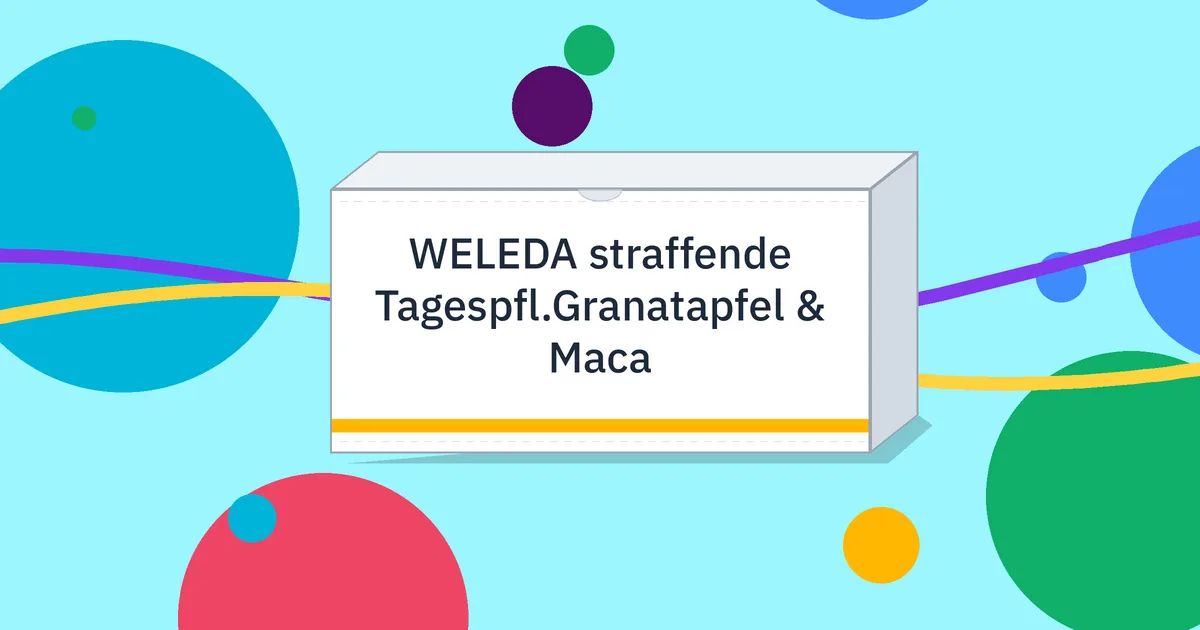 Symbolbild: Packung mit der Aufschrift WELEDA straffende Tagespfl.Granatapfel & Maca (PZN 19830632) – Verfügbarkeit und Bezug in Apotheken in Frankfurt am Main