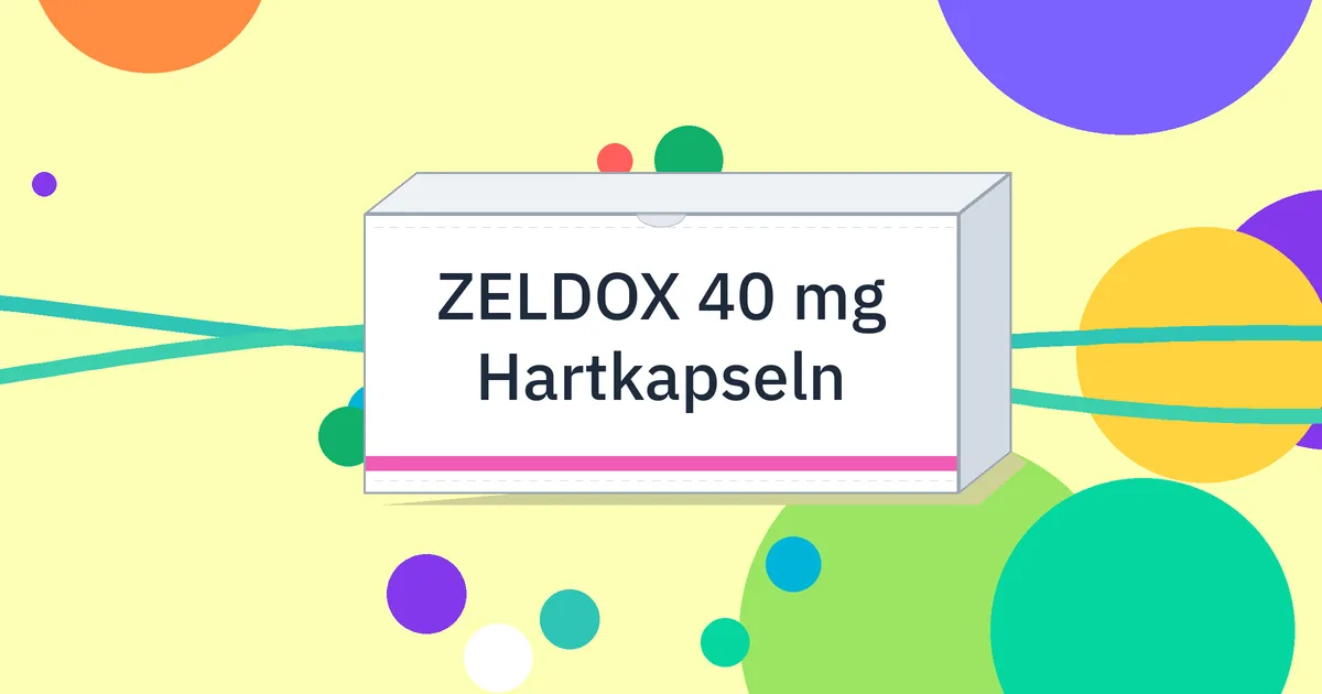 Symbolbild: Packung mit der Aufschrift ZELDOX 40 mg Hartkapseln (PZN 17602074) – Verfügbarkeit und Bezug in Apotheken in Frankfurt am Main