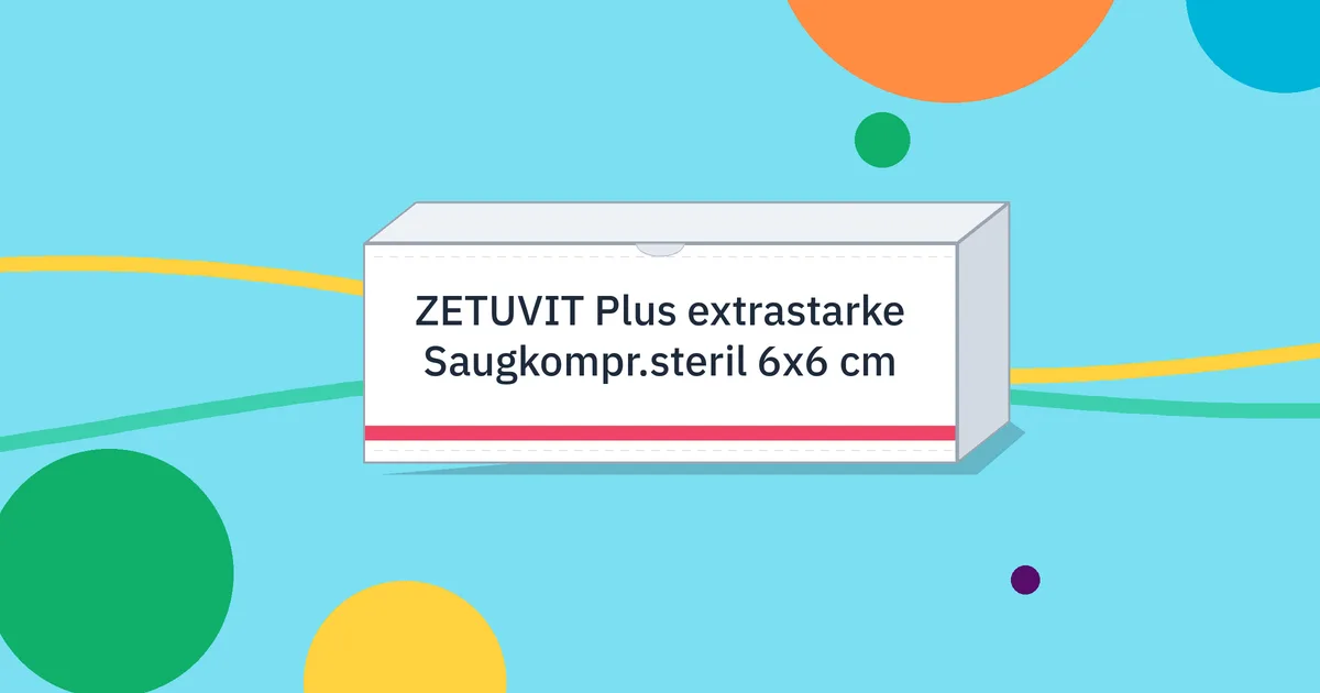 Symbolbild: Packung mit der Aufschrift ZETUVIT Plus extrastarke Saugkompr.steril 6x6 cm (PZN 20294535) – Verfügbarkeit und Bezug in Apotheken in Frankfurt am Main