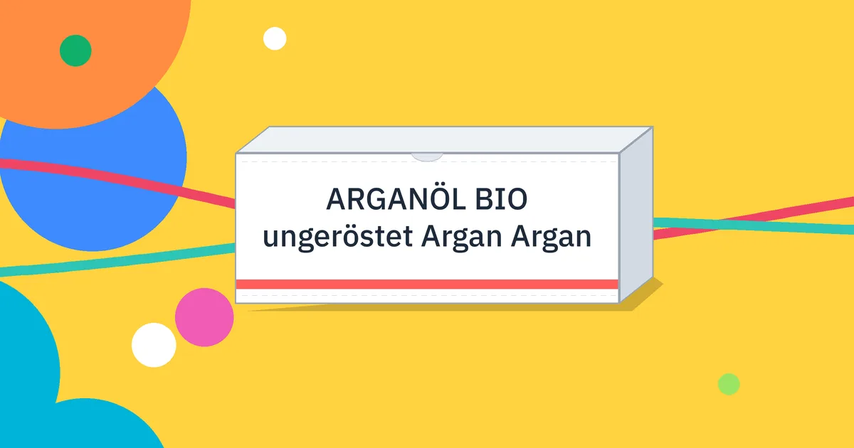 Symbolbild: Packung mit der Aufschrift ARGANÖL BIO ungeröstet Argan Argan (PZN 19061613) – Verfügbarkeit und Bezug in Apotheken in Frankfurt am Main