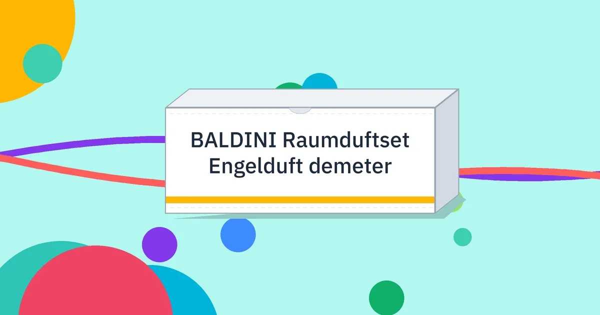Symbolbild: Packung mit der Aufschrift BALDINI Raumduftset Engelduft demeter (PZN 18110605) – Verfügbarkeit und Bezug in Apotheken in Frankfurt am Main