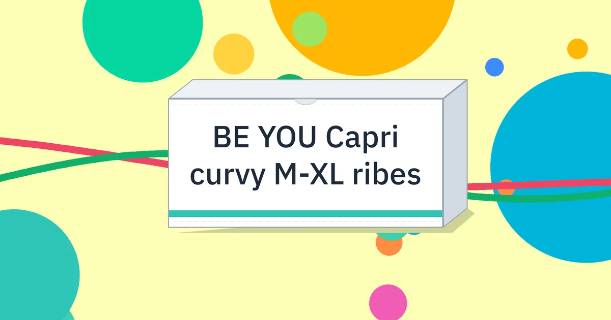 Symbolbild: Packung mit der Aufschrift BE YOU Capri curvy M-XL ribes (PZN 19722256) – Verfügbarkeit und Bezug in Apotheken in Frankfurt am Main