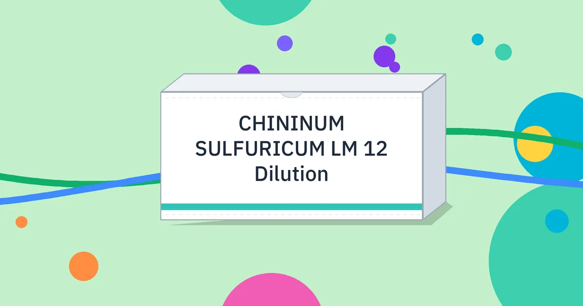 Symbolbild: Packung mit der Aufschrift CHININUM SULFURICUM LM 12 Dilution (PZN 09649854) – Verfügbarkeit und Bezug in Apotheken in Frankfurt am Main
