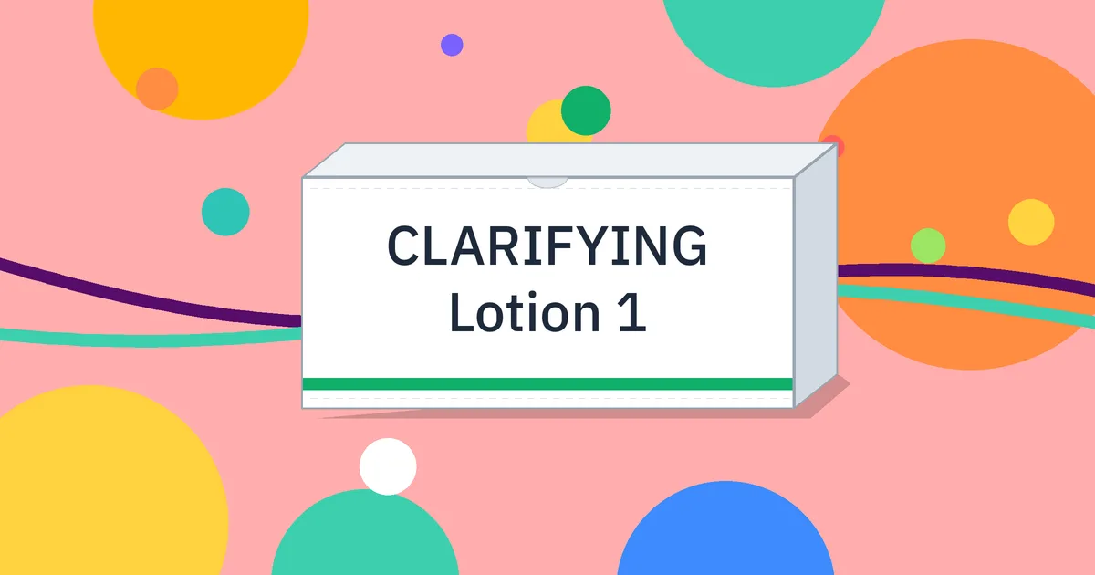 Symbolbild: Packung mit der Aufschrift CLARIFYING Lotion 1 (PZN 18893665) – Verfügbarkeit und Bezug in Apotheken in Frankfurt am Main