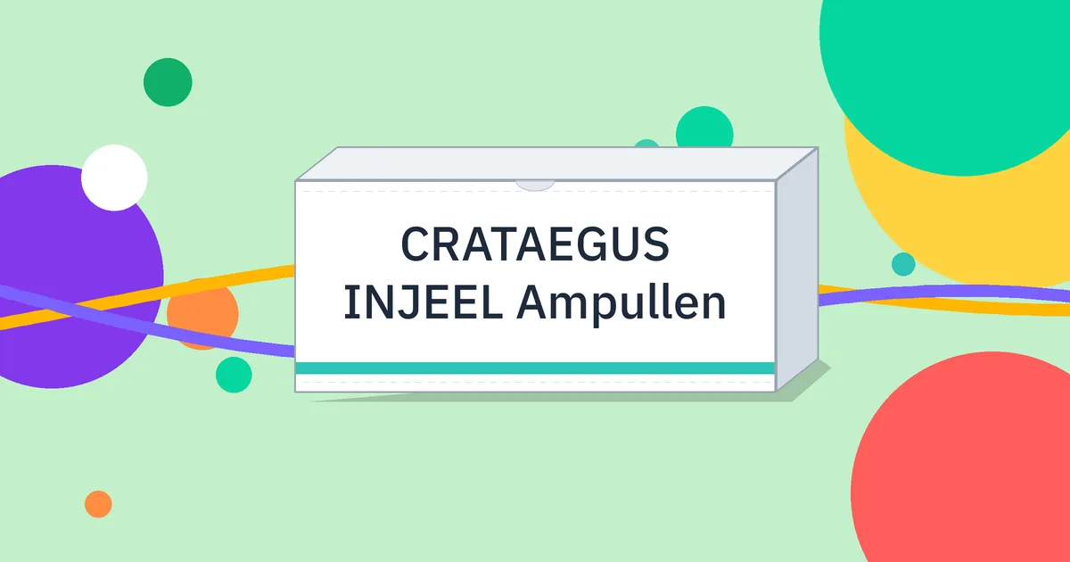 Symbolbild: Packung mit der Aufschrift CRATAEGUS INJEEL Ampullen (PZN 00246741) – Verfügbarkeit und Bezug in Apotheken in Frankfurt am Main