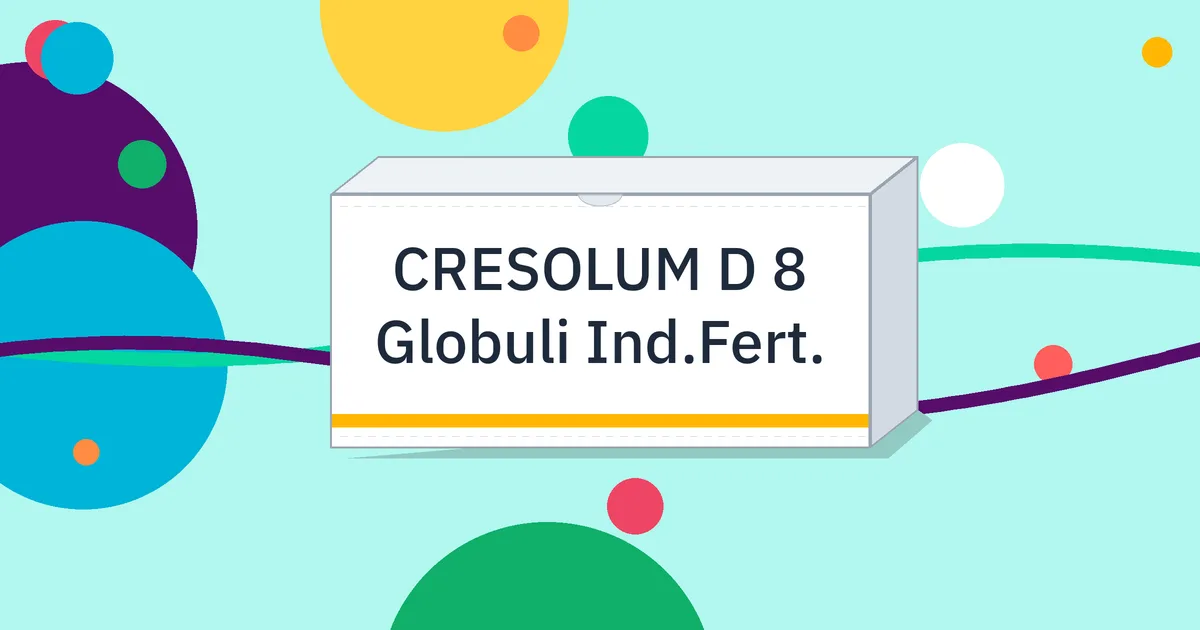 Symbolbild: Packung mit der Aufschrift CRESOLUM D 8 Globuli Ind.Fert. (PZN 17708186) – Verfügbarkeit und Bezug in Apotheken in Frankfurt am Main