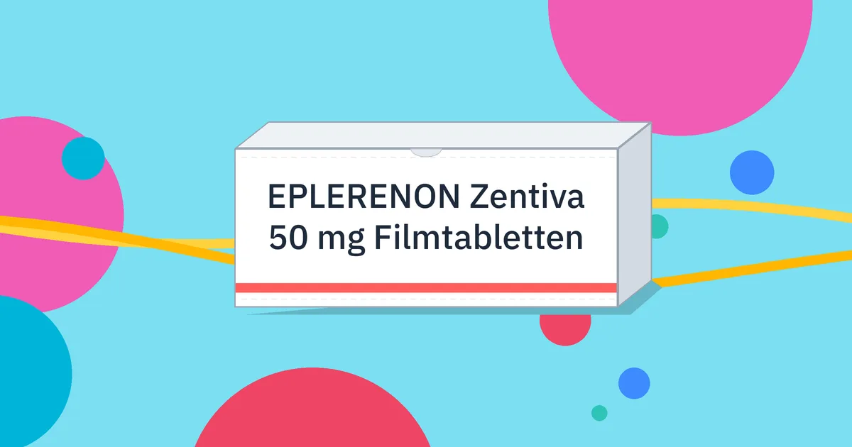 Symbolbild: Packung mit der Aufschrift EPLERENON Zentiva 50 mg Filmtabletten (PZN 13753043) – Verfügbarkeit und Bezug in Apotheken in Frankfurt am Main