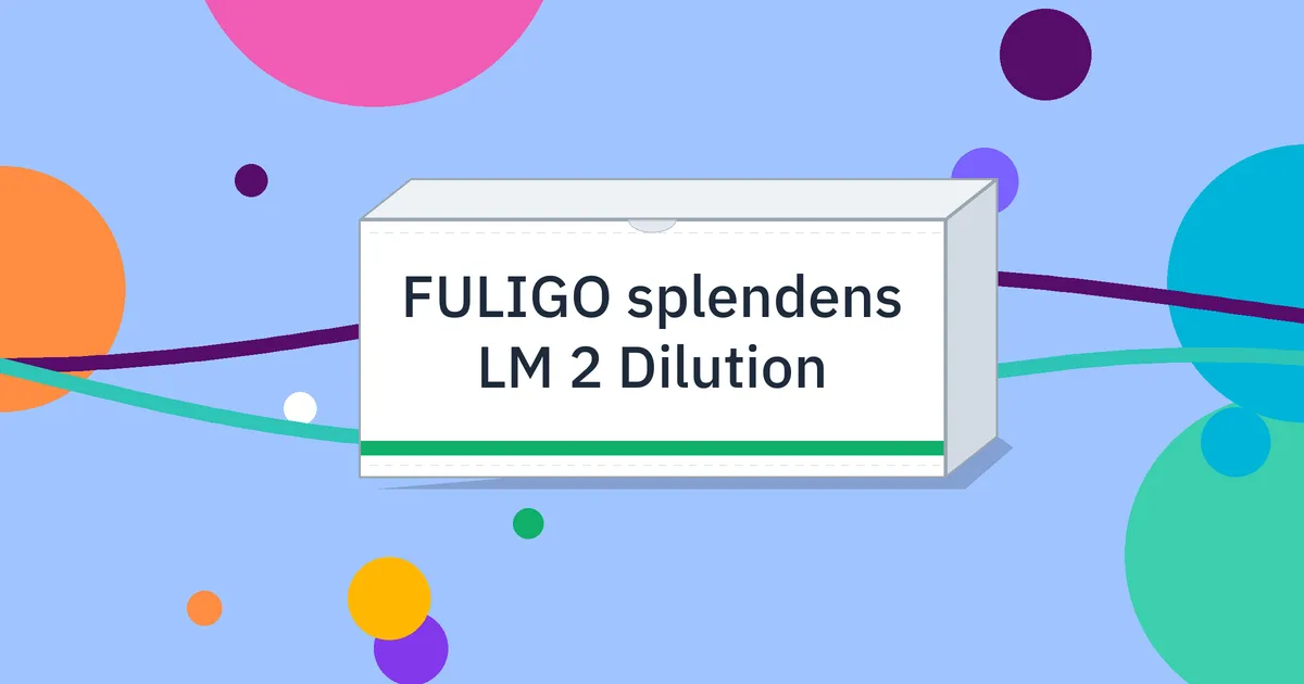 Symbolbild: Packung mit der Aufschrift FULIGO splendens LM 2 Dilution (PZN 13493300) – Verfügbarkeit und Bezug in Apotheken in Frankfurt am Main