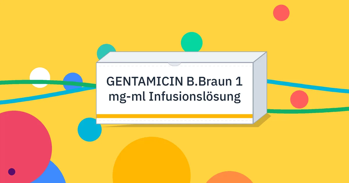 Symbolbild: Packung mit der Aufschrift GENTAMICIN B.Braun 1 mg-ml Infusionslösung (PZN 02835453) – Verfügbarkeit und Bezug in Apotheken in Frankfurt am Main