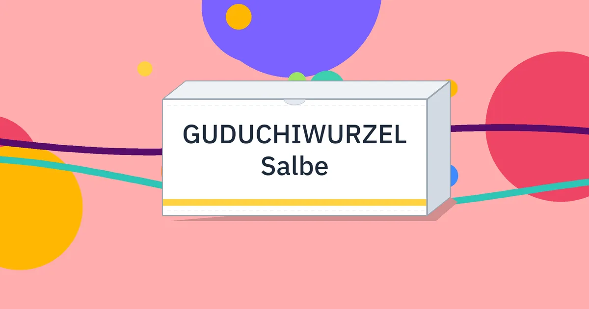 Symbolbild: Packung mit der Aufschrift GUDUCHIWURZEL Salbe (PZN 19141482) – Verfügbarkeit und Bezug in Apotheken in Frankfurt am Main