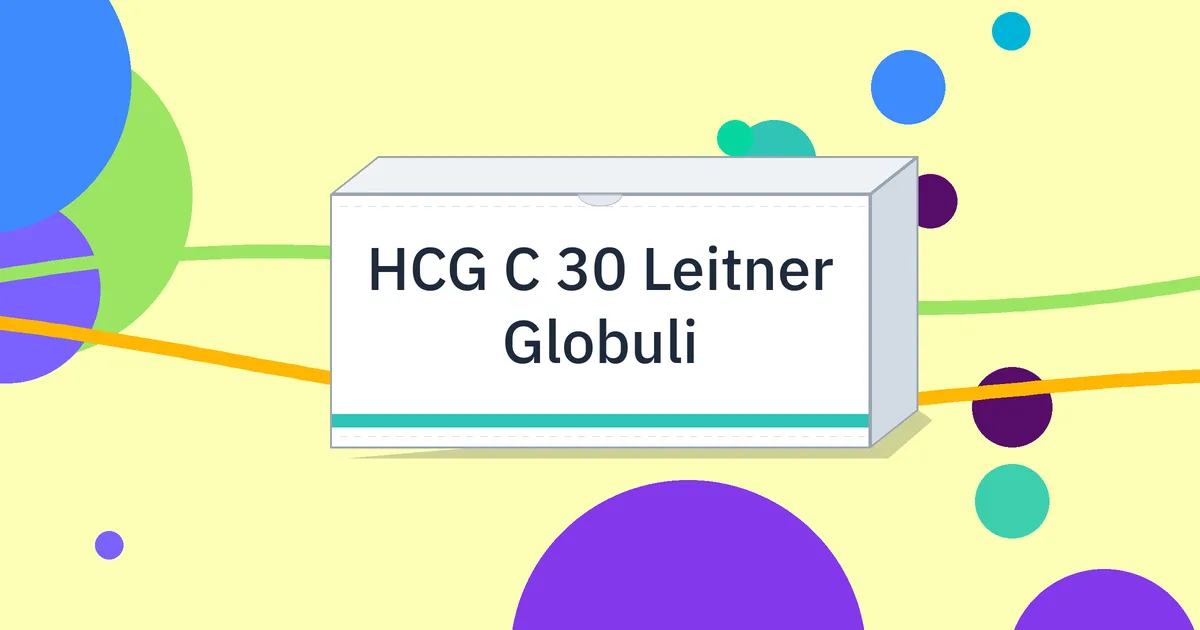 Symbolbild: Packung mit der Aufschrift HCG C 30 Leitner Globuli (PZN 18088343) – Verfügbarkeit und Bezug in Apotheken in Frankfurt am Main