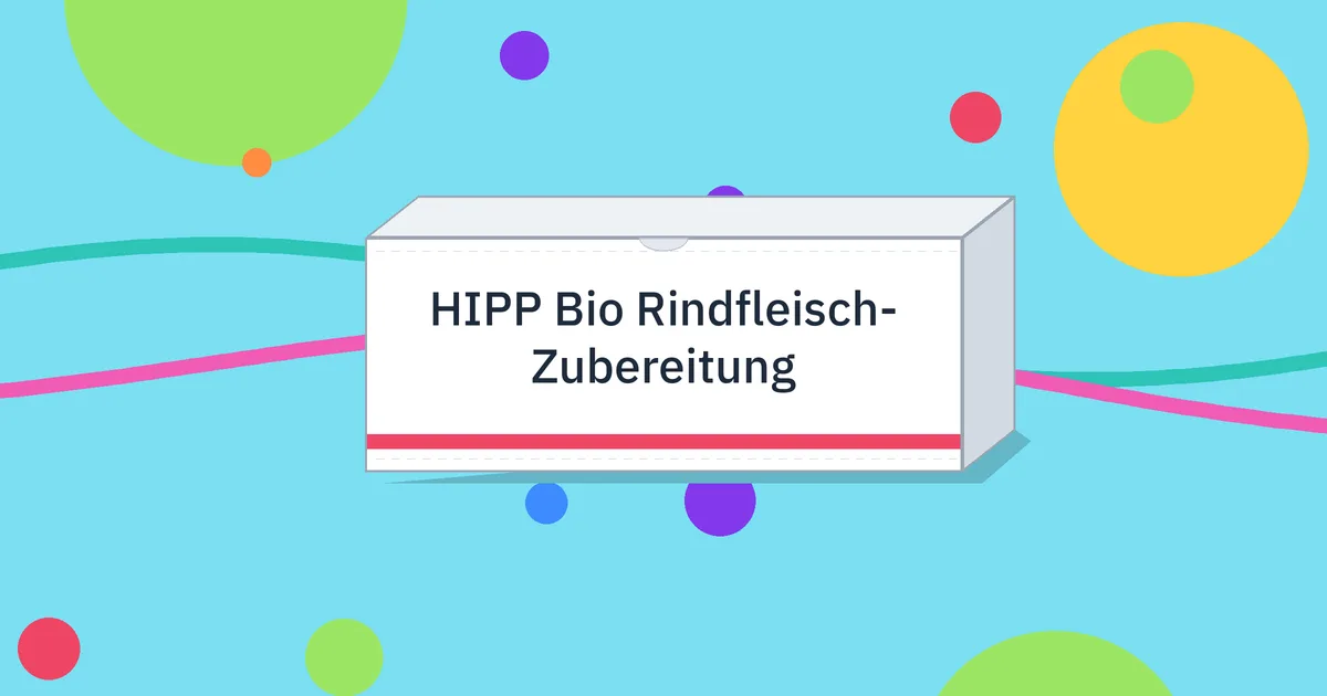 Symbolbild: Packung mit der Aufschrift HIPP Bio Rindfleisch-Zubereitung (PZN 05023589) – Verfügbarkeit und Bezug in Apotheken in Frankfurt am Main