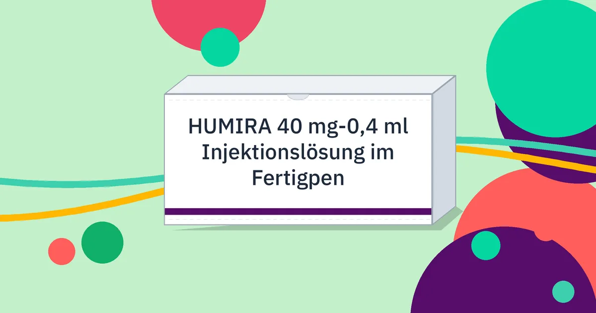 Symbolbild: Packung mit der Aufschrift HUMIRA 40 mg-0,4 ml Injektionslösung im Fertigpen (PZN 12468398) – Verfügbarkeit und Bezug in Apotheken in Frankfurt am Main