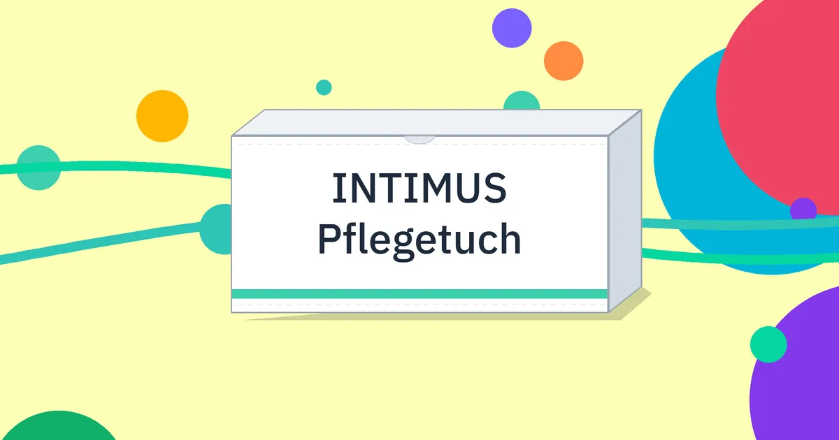 Symbolbild: Packung mit der Aufschrift INTIMUS Pflegetuch (PZN 03142060) – Verfügbarkeit und Bezug in Apotheken in Frankfurt am Main