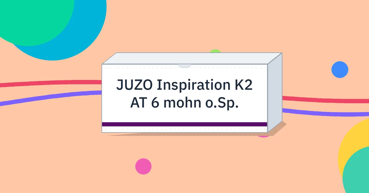 Symbolbild: Packung mit der Aufschrift JUZO Inspiration K2 AT 6 mohn o.Sp. (PZN 14927054) – Verfügbarkeit und Bezug in Apotheken in Frankfurt am Main