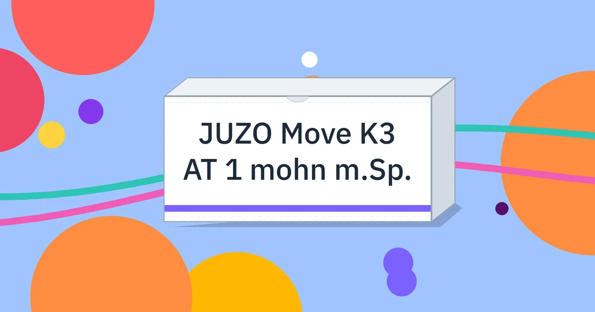 Symbolbild: Packung mit der Aufschrift JUZO Move K3 AT 1 mohn m.Sp. (PZN 20677118) – Verfügbarkeit und Bezug in Apotheken in Frankfurt am Main