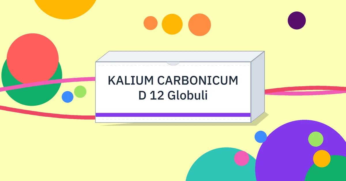 Symbolbild: Packung mit der Aufschrift KALIUM CARBONICUM D 12 Globuli (PZN 02925481) – Verfügbarkeit und Bezug in Apotheken in Frankfurt am Main