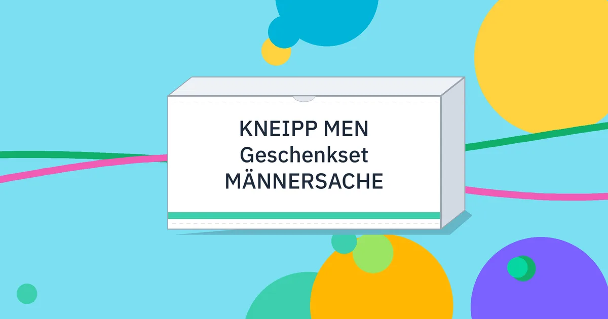 Symbolbild: Packung mit der Aufschrift KNEIPP MEN Geschenkset MÄNNERSACHE (PZN 19101548) – Verfügbarkeit und Bezug in Apotheken in Frankfurt am Main