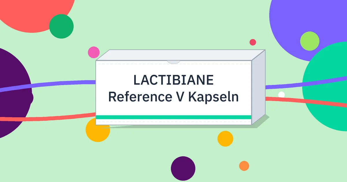 Symbolbild: Packung mit der Aufschrift LACTIBIANE Reference V Kapseln (PZN 18173103) – Verfügbarkeit und Bezug in Apotheken in Frankfurt am Main
