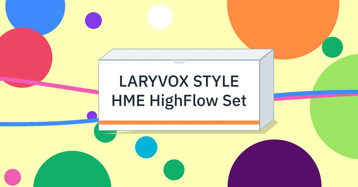 Symbolbild: Packung mit der Aufschrift LARYVOX STYLE HME HighFlow Set (PZN 11220182) – Verfügbarkeit und Bezug in Apotheken in Frankfurt am Main
