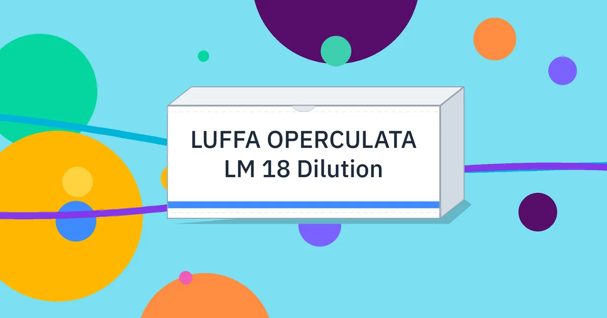 Symbolbild: Packung mit der Aufschrift LUFFA OPERCULATA LM 18 Dilution (PZN 10919164) – Verfügbarkeit und Bezug in Apotheken in Frankfurt am Main
