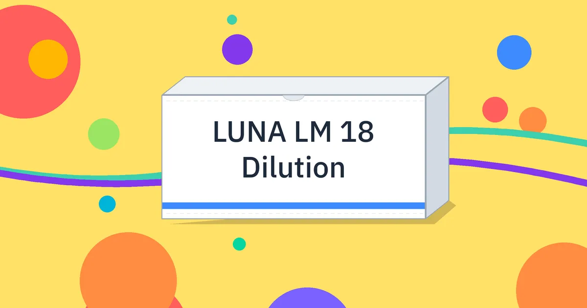Symbolbild: Packung mit der Aufschrift LUNA LM 18 Dilution (PZN 12933955) – Verfügbarkeit und Bezug in Apotheken in Frankfurt am Main