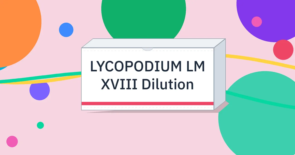 Symbolbild: Packung mit der Aufschrift LYCOPODIUM LM XVIII Dilution (PZN 02668699) – Verfügbarkeit und Bezug in Apotheken in Frankfurt am Main