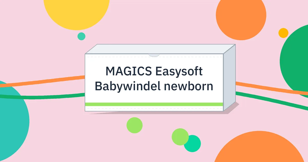 Symbolbild: Packung mit der Aufschrift MAGICS Easysoft Babywindel newborn (PZN 12519121) – Verfügbarkeit und Bezug in Apotheken in Frankfurt am Main