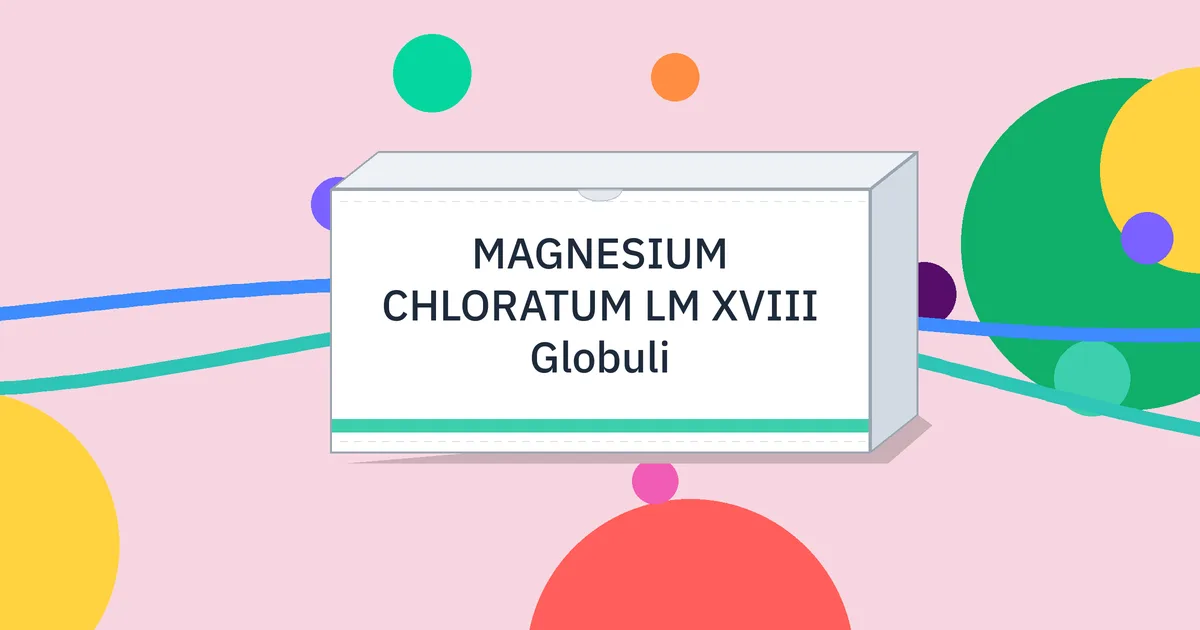 Symbolbild: Packung mit der Aufschrift MAGNESIUM CHLORATUM LM XVIII Globuli (PZN 02659654) – Verfügbarkeit und Bezug in Apotheken in Frankfurt am Main