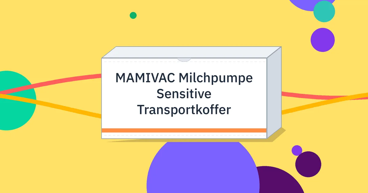 Symbolbild: Packung mit der Aufschrift MAMIVAC Milchpumpe Sensitive Transportkoffer (PZN 04253258) – Verfügbarkeit und Bezug in Apotheken in Frankfurt am Main