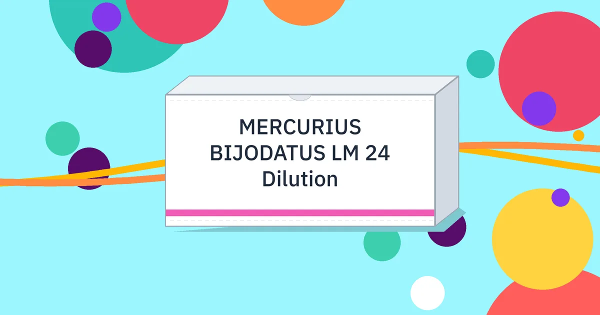 Symbolbild: Packung mit der Aufschrift MERCURIUS BIJODATUS LM 24 Dilution (PZN 12948738) – Verfügbarkeit und Bezug in Apotheken in Frankfurt am Main