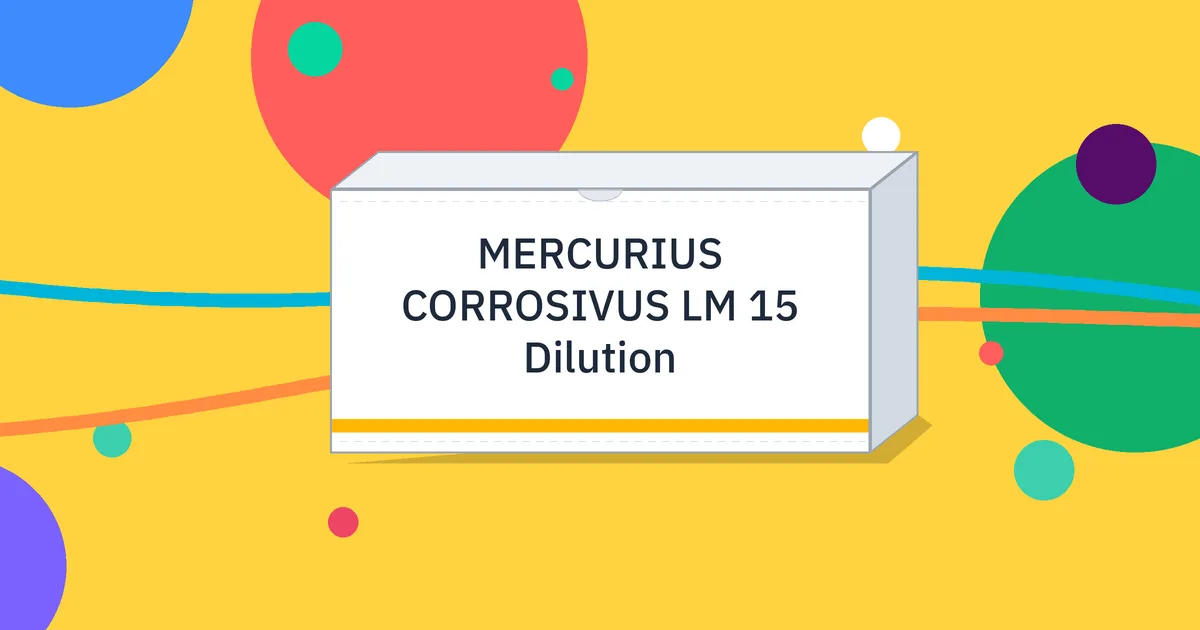 Symbolbild: Packung mit der Aufschrift MERCURIUS CORROSIVUS LM 15 Dilution (PZN 12949979) – Verfügbarkeit und Bezug in Apotheken in Frankfurt am Main
