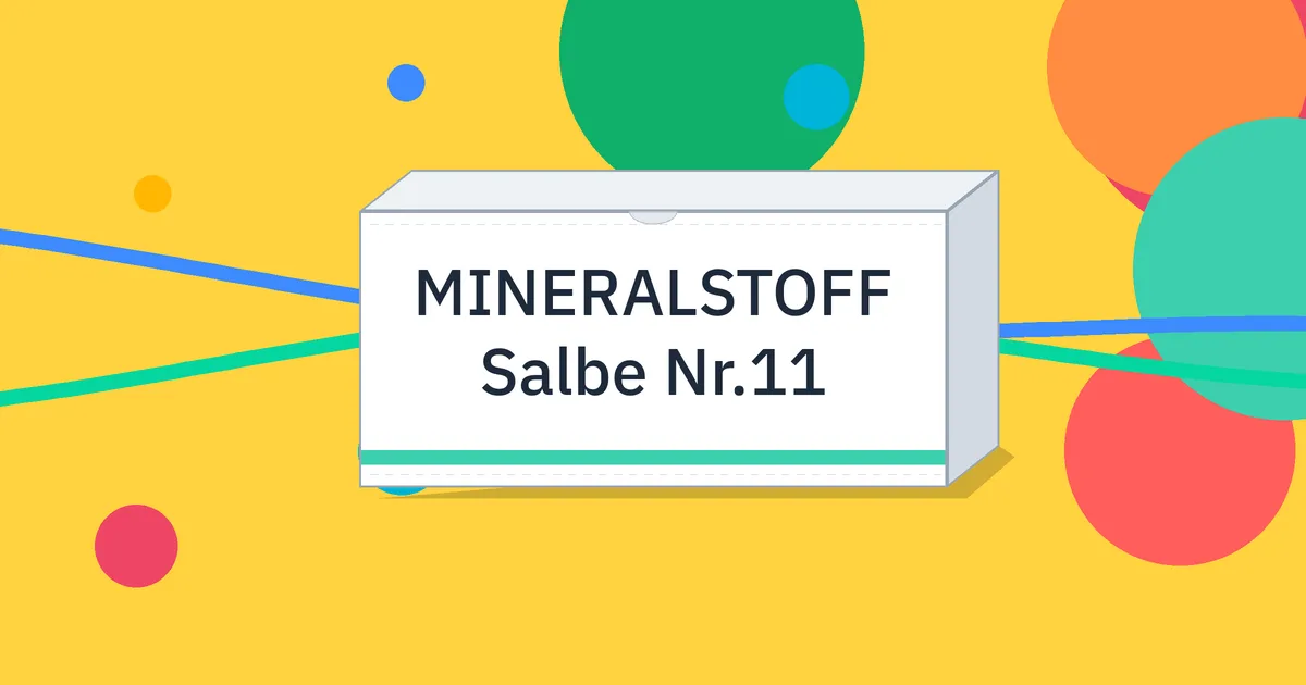 Symbolbild: Packung mit der Aufschrift MINERALSTOFF Salbe Nr.11 (PZN 02734479) – Verfügbarkeit und Bezug in Apotheken in Frankfurt am Main