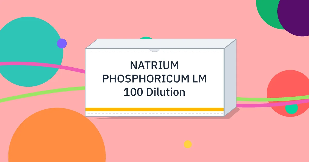 Symbolbild: Packung mit der Aufschrift NATRIUM PHOSPHORICUM LM 100 Dilution (PZN 12966334) – Verfügbarkeit und Bezug in Apotheken in Frankfurt am Main