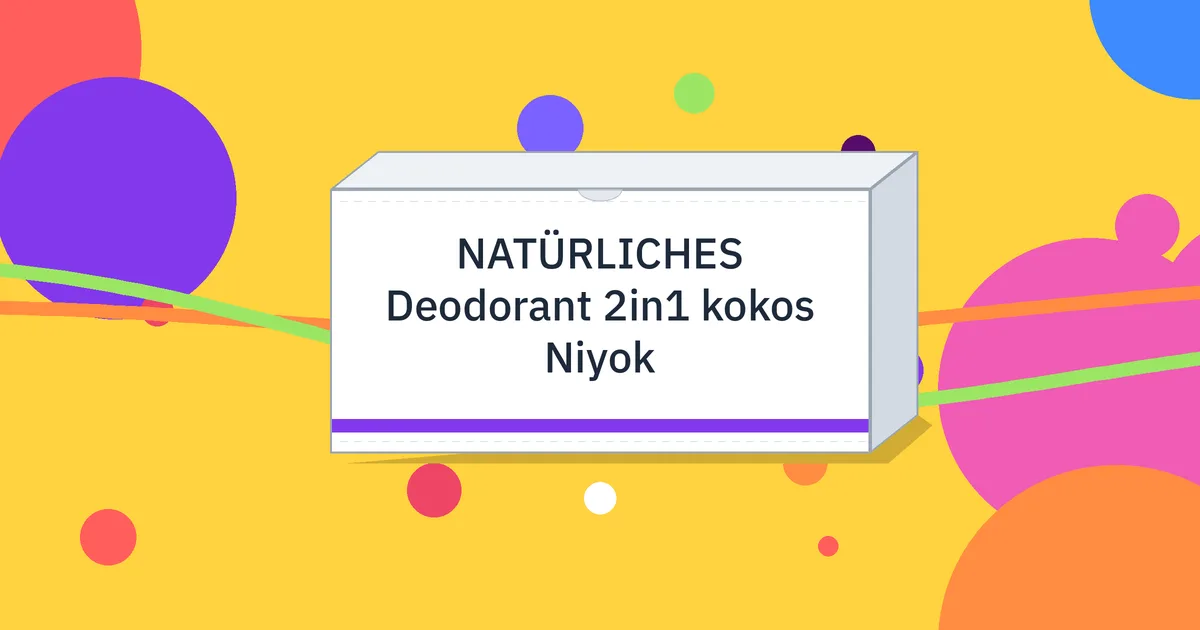 Symbolbild: Packung mit der Aufschrift NATÜRLICHES Deodorant 2in1 kokos Niyok (PZN 17535515) – Verfügbarkeit und Bezug in Apotheken in Frankfurt am Main