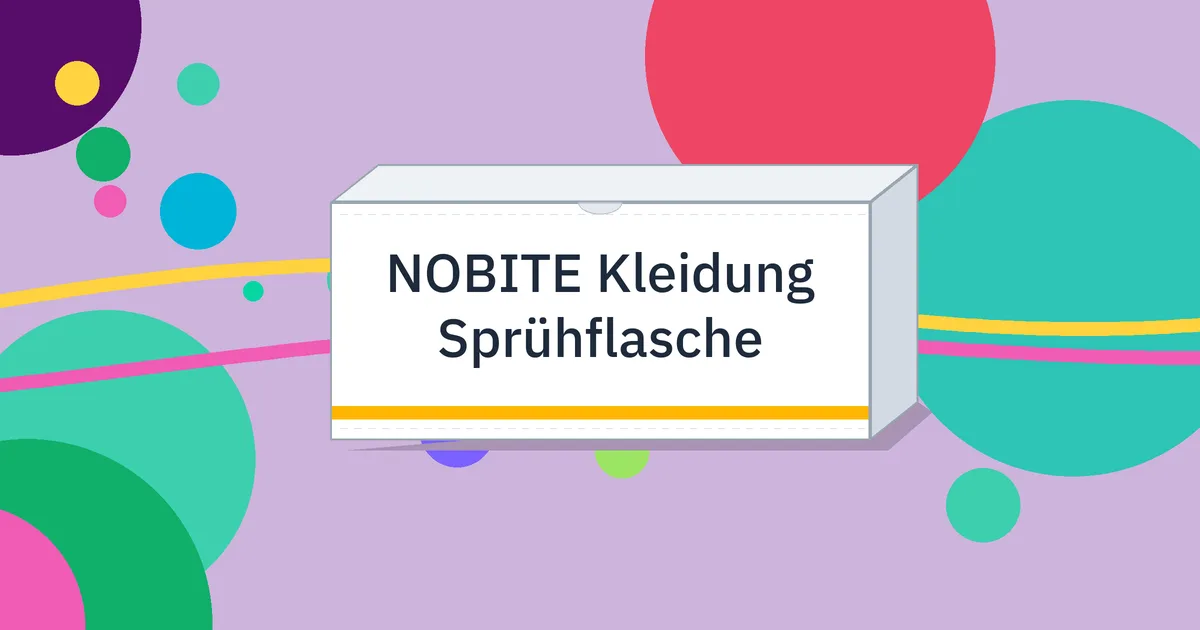 Symbolbild: Packung mit der Aufschrift NOBITE Kleidung Sprühflasche (PZN 04436102) – Verfügbarkeit und Bezug in Apotheken in Frankfurt am Main