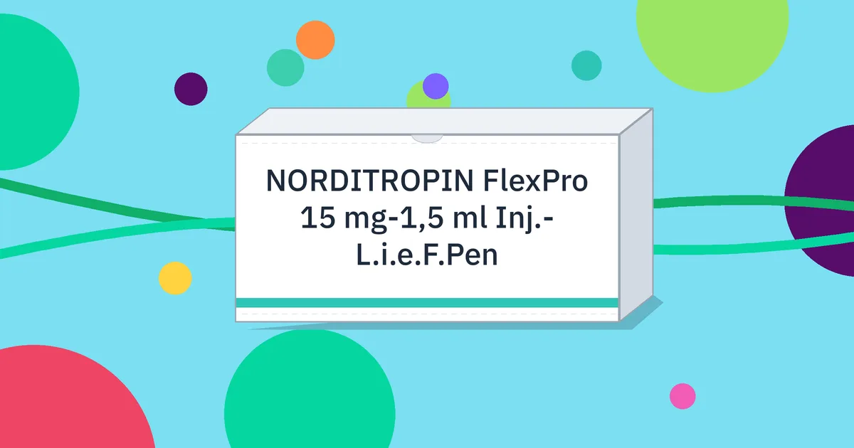 Symbolbild: Packung mit der Aufschrift NORDITROPIN FlexPro 15 mg-1,5 ml Inj.-L.i.e.F.Pen (PZN 17231910) – Verfügbarkeit und Bezug in Apotheken in Frankfurt am Main