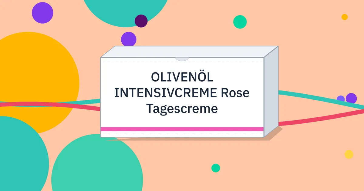 Symbolbild: Packung mit der Aufschrift OLIVENÖL INTENSIVCREME Rose Tagescreme (PZN 14004013) – Verfügbarkeit und Bezug in Apotheken in Frankfurt am Main