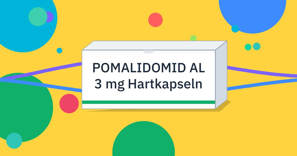 Symbolbild: Packung mit der Aufschrift POMALIDOMID AL 3 mg Hartkapseln (PZN 19541158) – Verfügbarkeit und Bezug in Apotheken in Frankfurt am Main