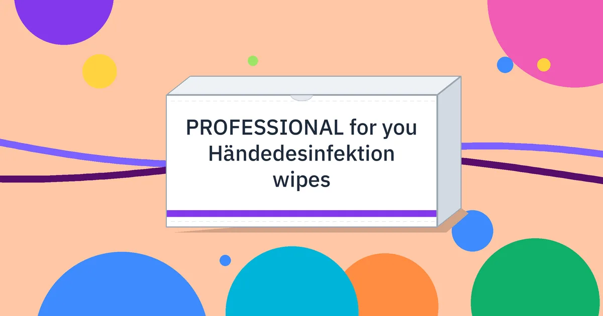 Symbolbild: Packung mit der Aufschrift PROFESSIONAL for you Händedesinfektion wipes (PZN 19638797) – Verfügbarkeit und Bezug in Apotheken in Frankfurt am Main