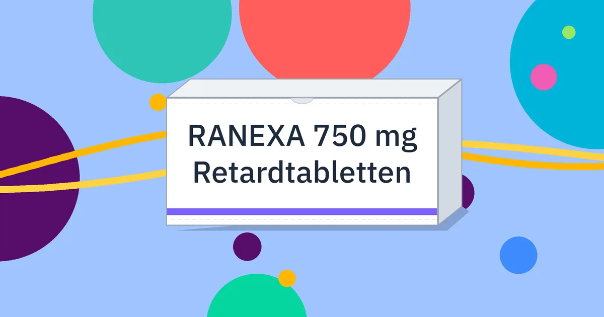 Symbolbild: Packung mit der Aufschrift RANEXA 750 mg Retardtabletten (PZN 19687821) – Verfügbarkeit und Bezug in Apotheken in Frankfurt am Main